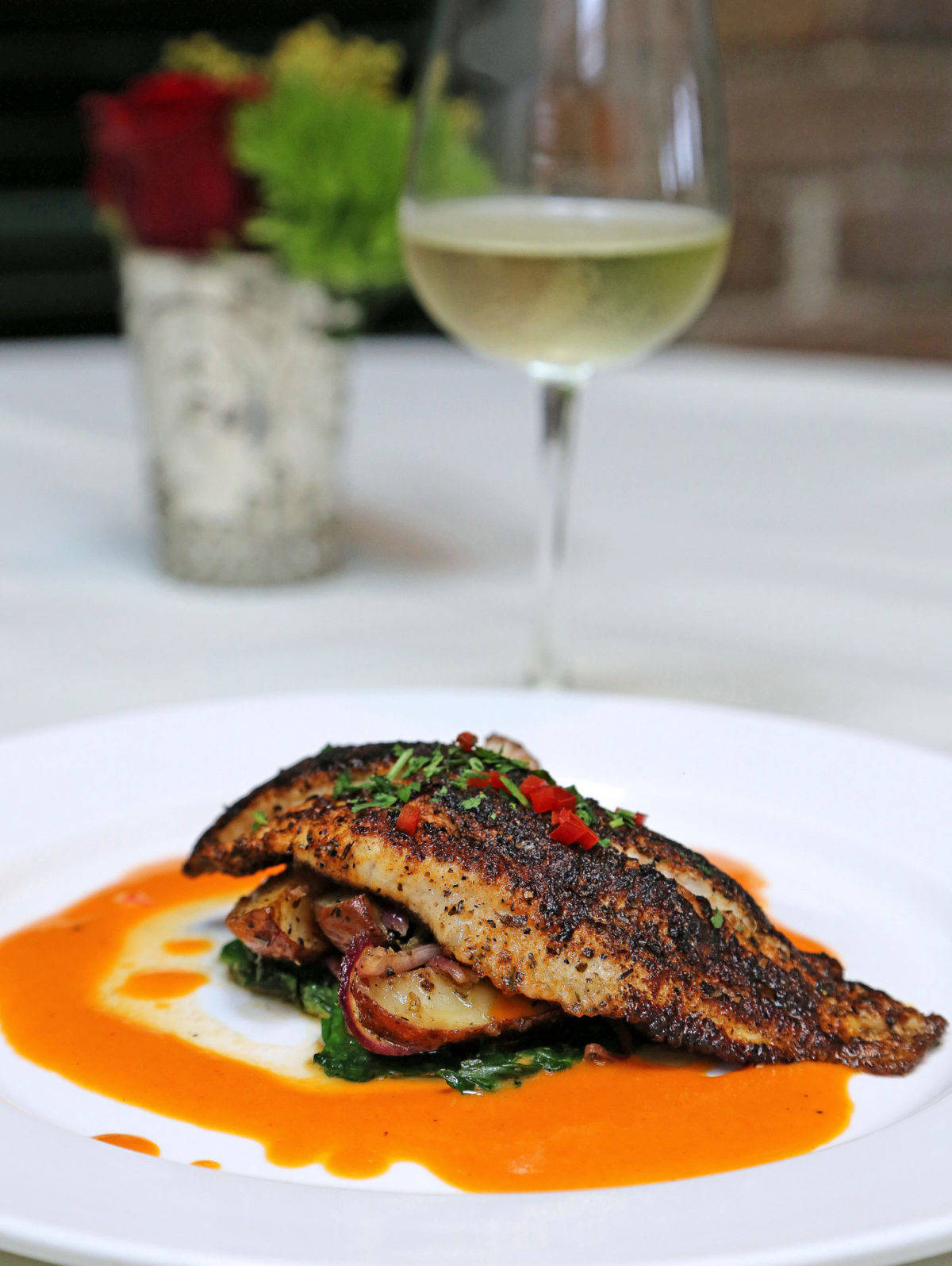 Our catfish are hot, but the special is cool! – Muriel's Jackson Square